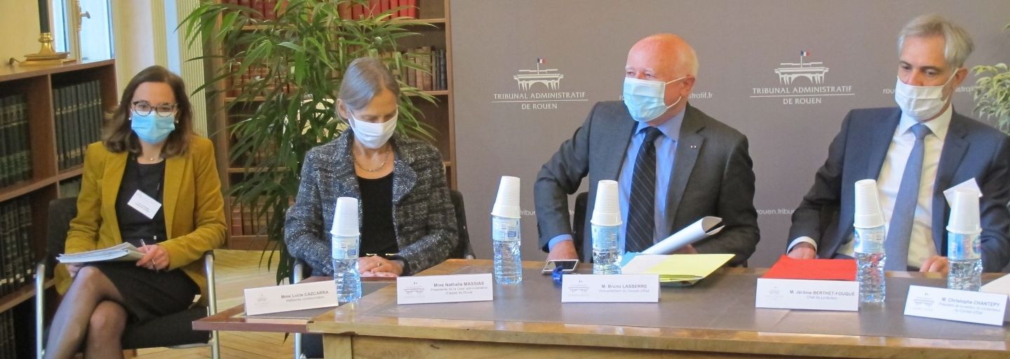 Déplacement du vice-président à Rouen - Cour administrative d'appel de ...