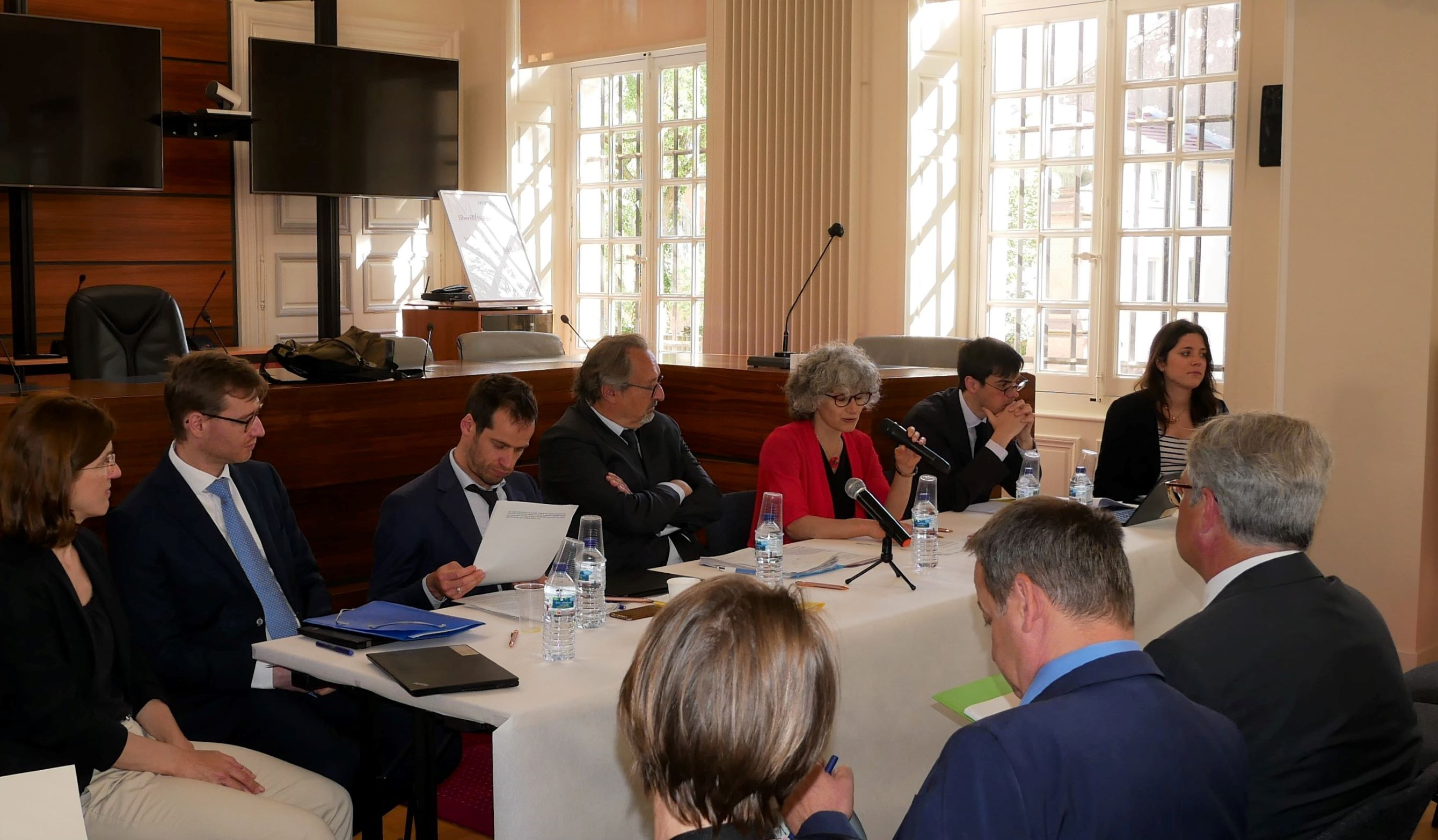 Visite du Président de la section du contentieux du Conseil d’Etat - Cour administrative d'appel ...